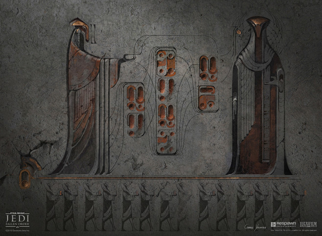 Zeffo Murals and Glyphs, Gabriel Yeganyan : I worked on developing the ...