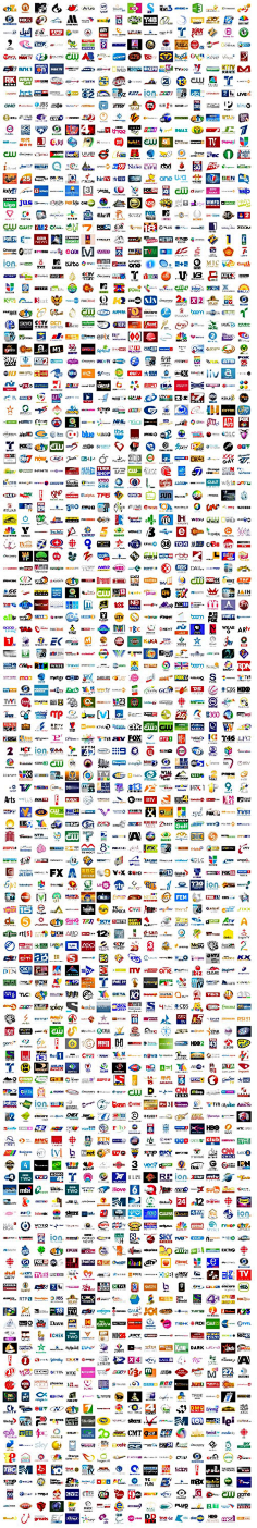 9,000 TV channel logos-花瓣网|陪你做生活的设计师 | TV channel logos