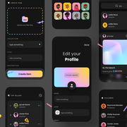 Grade UI Kit : Light & dark UI Kit for PSD & Sketch