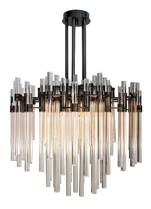 Verga chandelier by Wired Custom Lighting